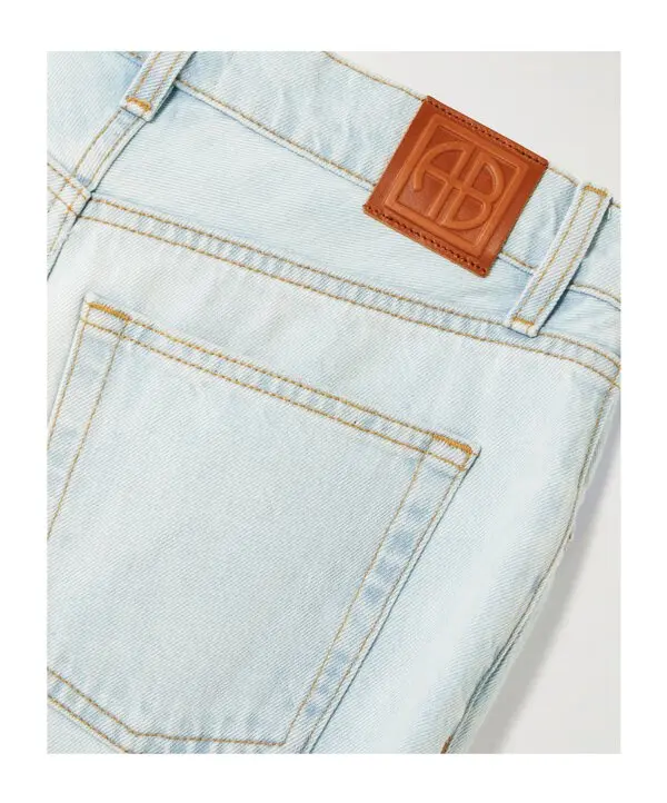 ANINE BING Manon High Waist Wide-leg Jeans - Light Denim