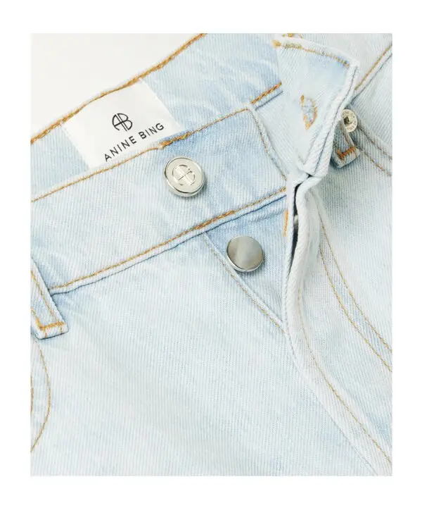 ANINE BING Manon High Waist Wide-leg Jeans - Light Denim