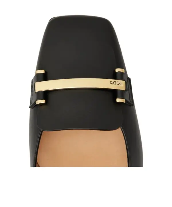 TOD'S Logo Engraved Pumps - Black