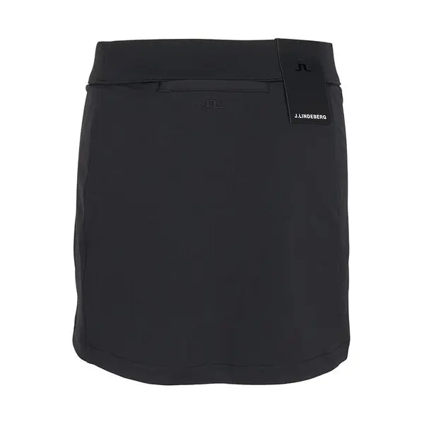 J. Lindeberg A-line Mini Skirt With Elastic Waistband - Black