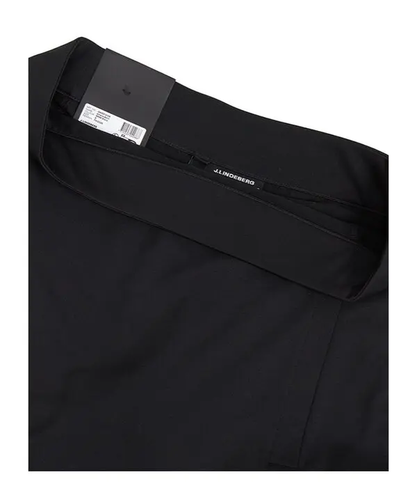 J. Lindeberg A-line Mini Skirt With Elastic Waistband - Black