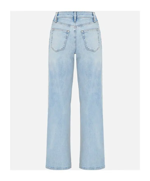 FRAME A Le Slim Palazzo Jeans - Blue