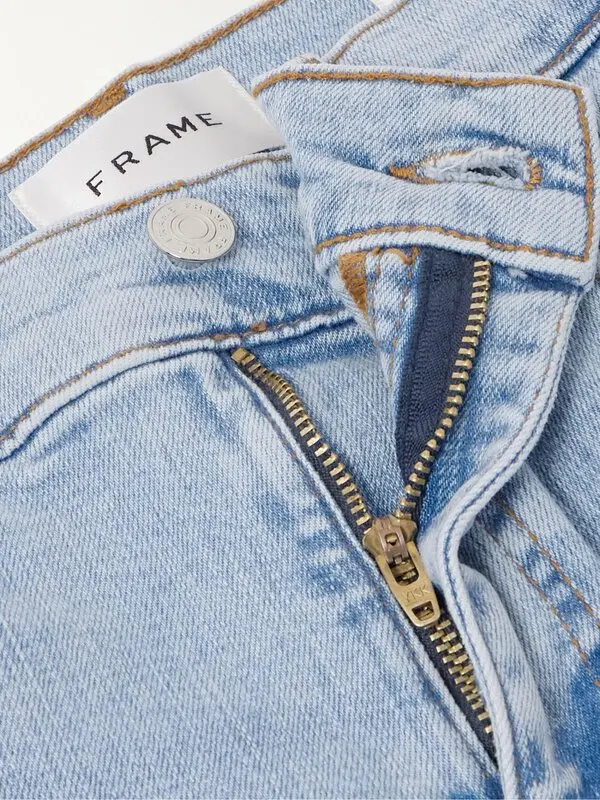 FRAME A Le Slim Palazzo Jeans - Blue
