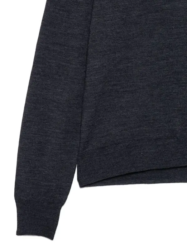 MAISON MARGIELA Turtleneck Knitted Jumper - Blue