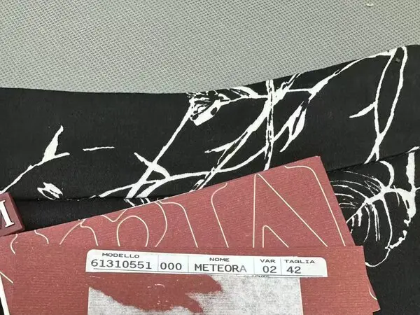Max Mara Graphic Print Casual Pants - Black