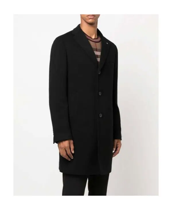 Tagliatore Single-breasted Coat - Black