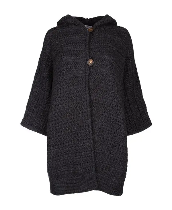Brunello Cucinelli Hooded Midi Cardigan-coat