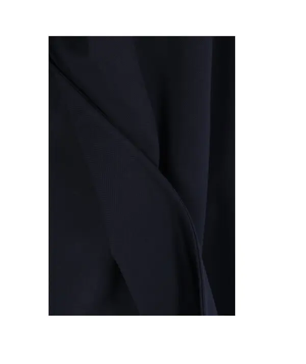 Balenciaga Logo Embroidered Polo Shirt - Navy Blue