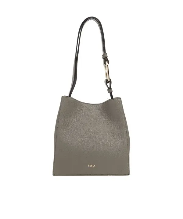 Furla Nuvola Logo Printed Mini Bucket Bag