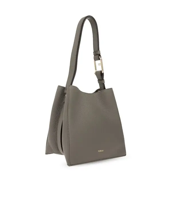 Furla Nuvola Logo Printed Mini Bucket Bag