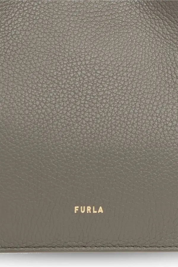 Furla Nuvola Logo Printed Mini Bucket Bag