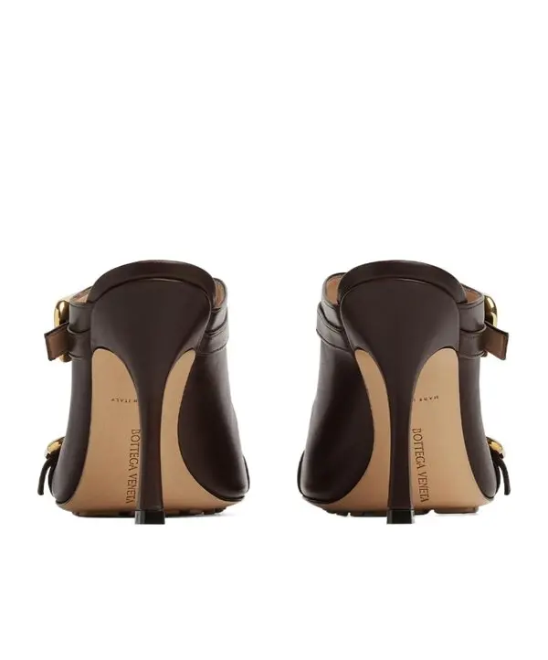 Bottega Veneta Strapped Buckle Heel Sandals
