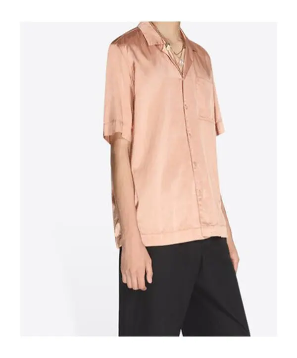 Dries Van Noten Chest-pocket Shirt - Nude