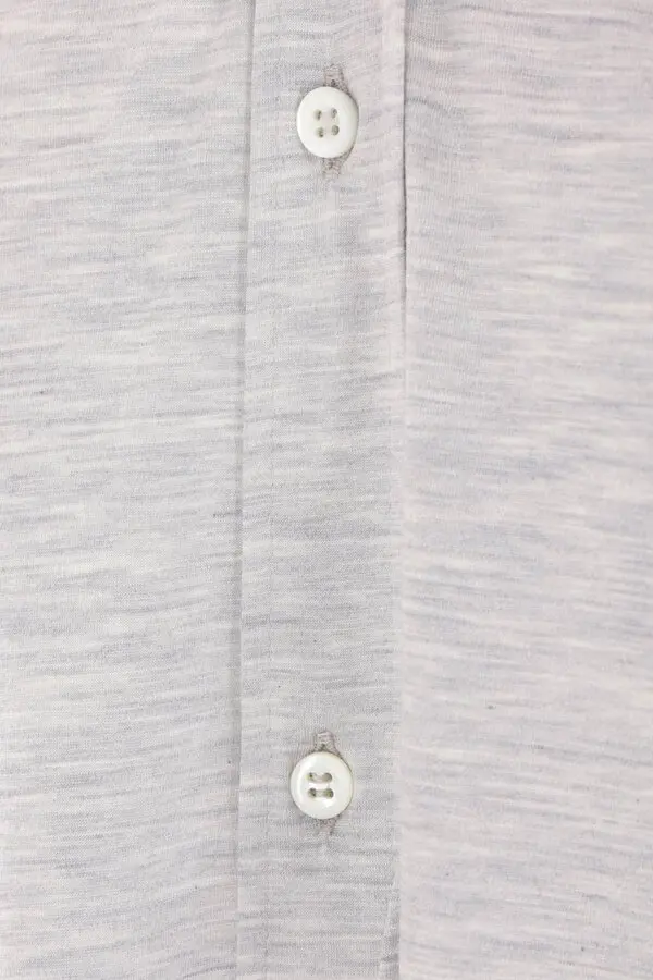 Brunello Cucinelli Button-up Long-sleeved Shirt - Grey