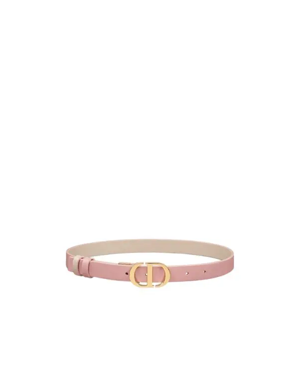 Dior 30 Montaigne Reversible Belt - Nude