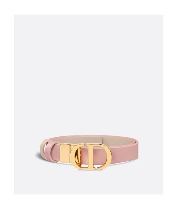 Dior 30 Montaigne Reversible Belt - Nude