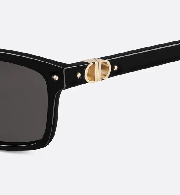 Dior Rectangle Full Rim Sunglasses - Black
