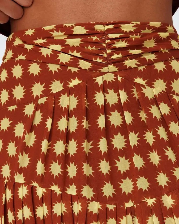 Diane Von Furstenberg Graphic Print Maxi Skirt