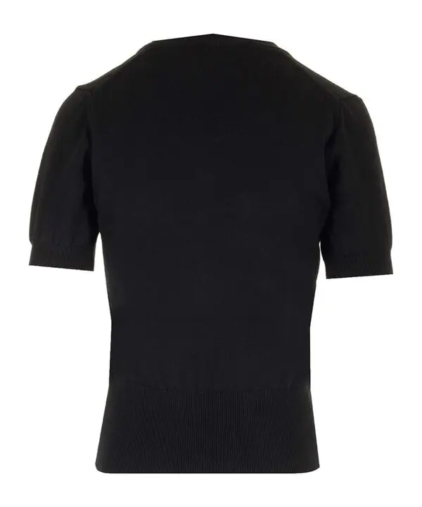 VIVIENNE WESTWOOD Orb Embroidered Knitted Top