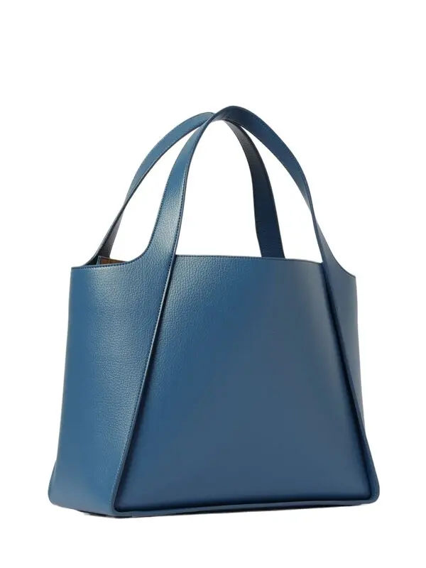 Stella McCartney Logo Perforated Tote Bag - Blue