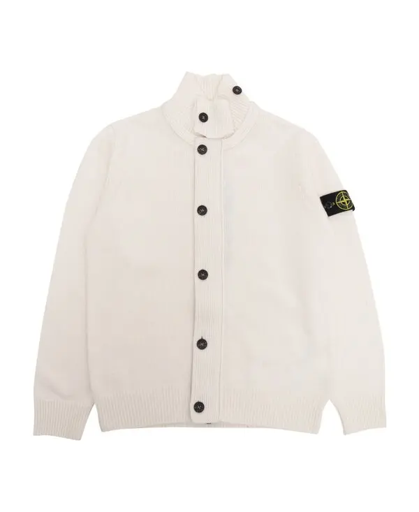 Stone Island Compass Motif Knitted Jacket