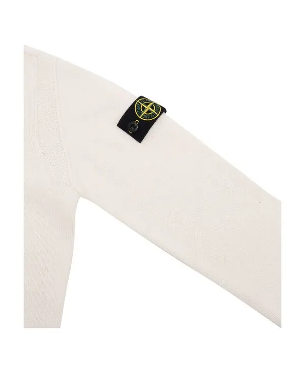 Stone Island Compass Motif Knitted Jacket