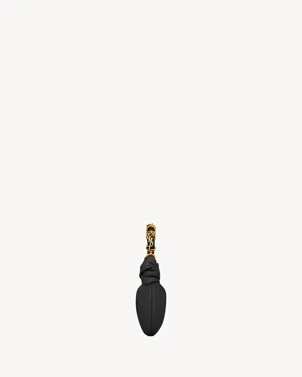 Saint Laurent Amalia Mini Hobo Bag - Black