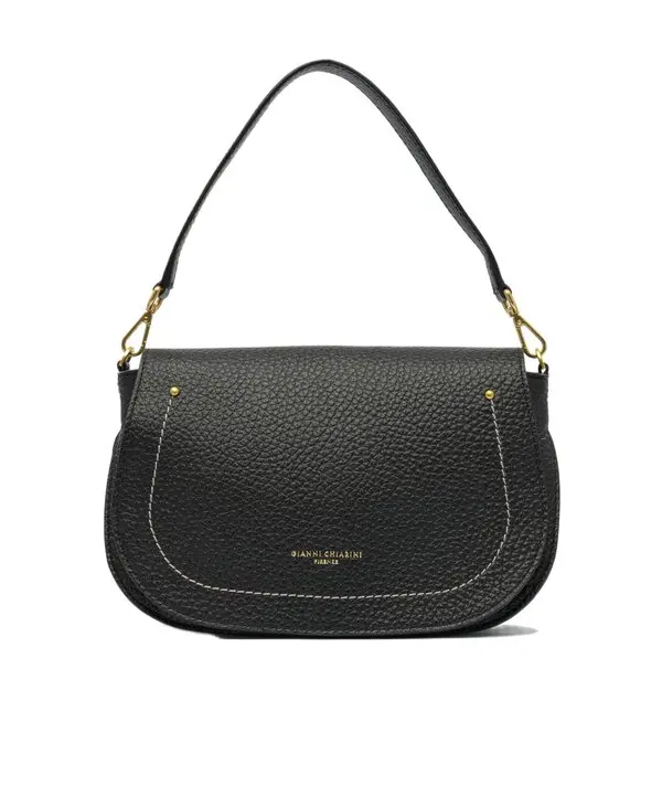 GIANNI CHIARINI Flap Shoulder Bag - Black