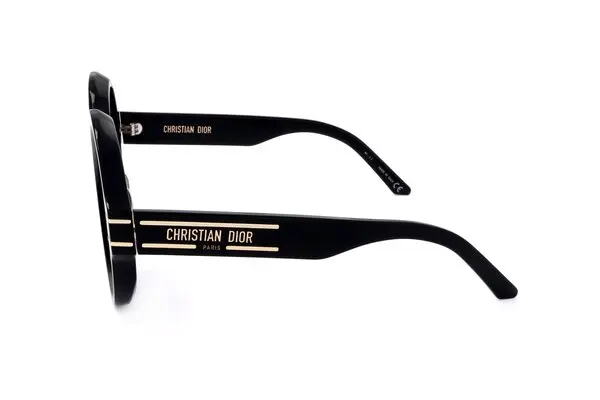 Dior Round Frame Sunglasses With Logo Detail