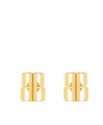 Balenciaga Nano Xs Stud Earrings - Gold