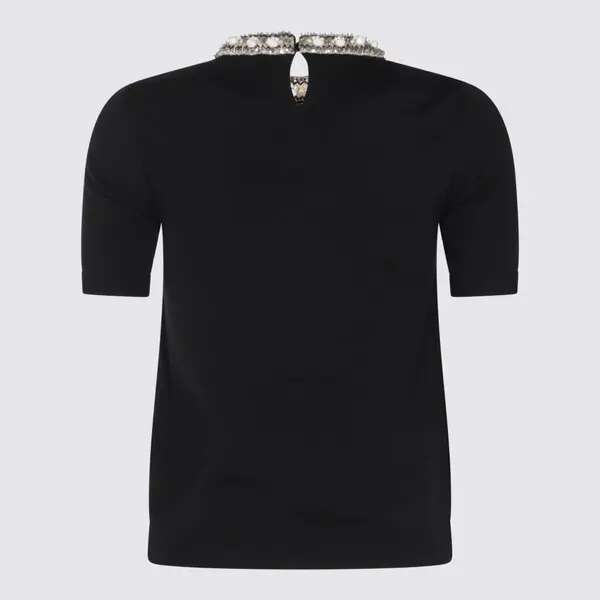Valentino Garavani Embellished Crewneck Knitted Top