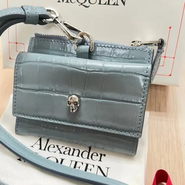 Alexander McQueen Logo Card Bag