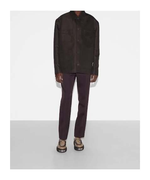Gucci Buttoned Jacket With Pointed Collar