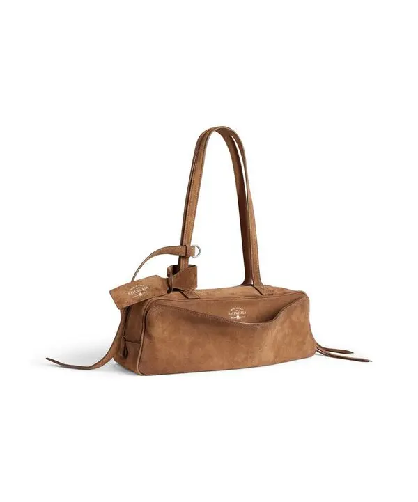 Balenciaga Carrie Bowling Shoulder Bag