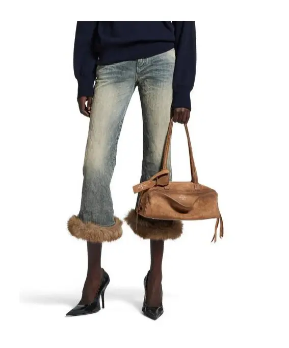 Balenciaga Carrie Bowling Shoulder Bag