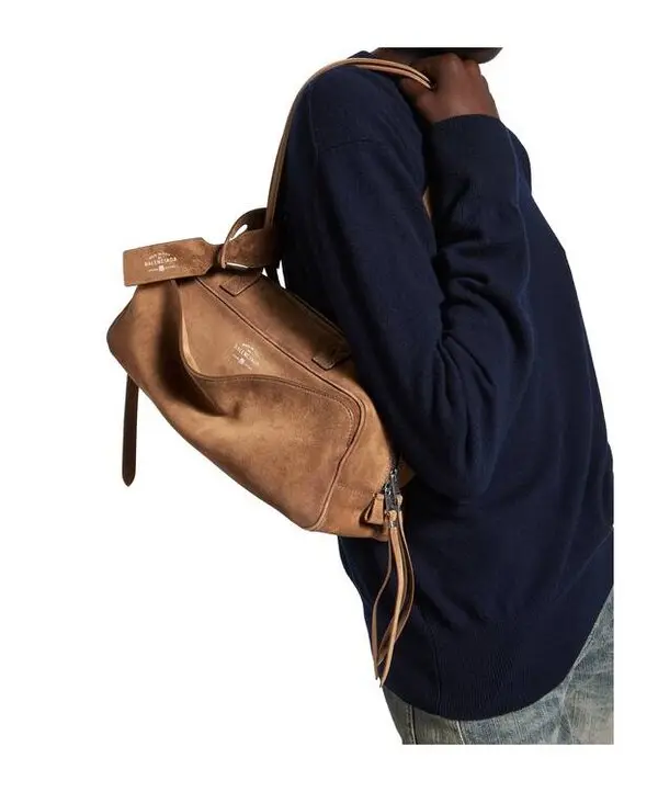 Balenciaga Carrie Bowling Shoulder Bag