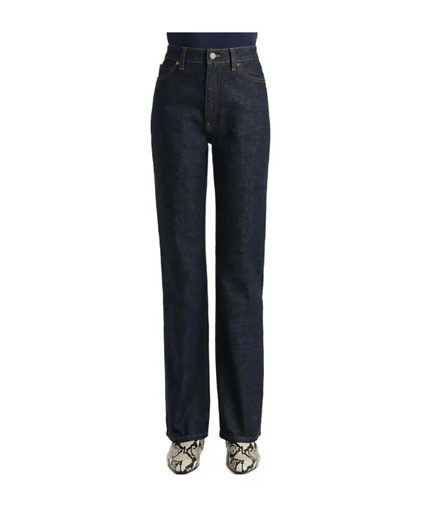 Khaite Danielle High-waisted Stretch Jeans