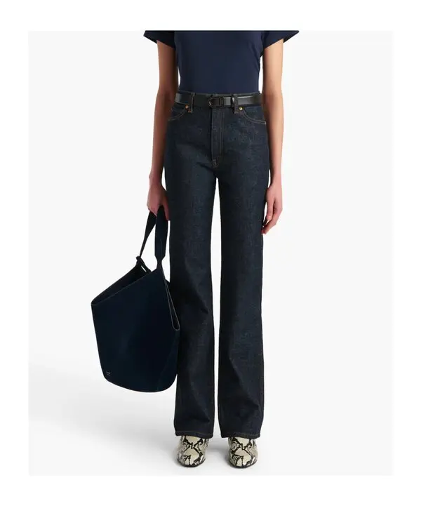 Khaite Danielle High-waisted Stretch Jeans