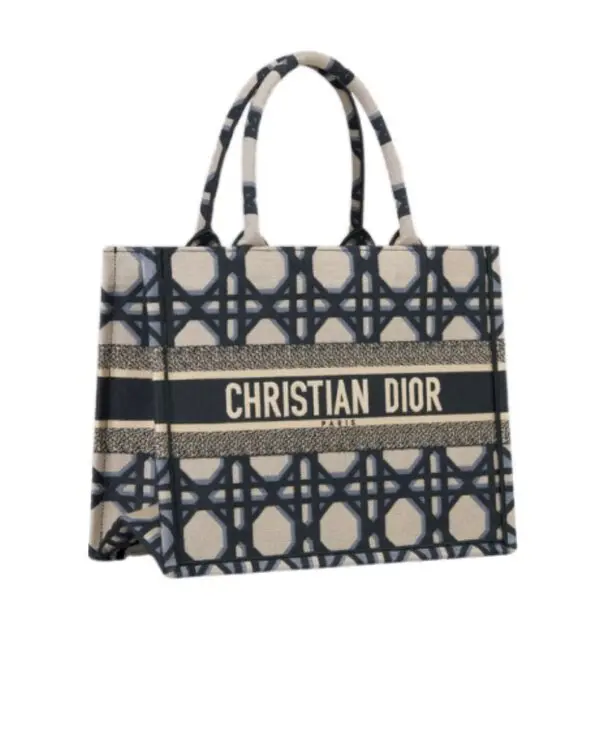 Dior Medium Book Tote - Gray