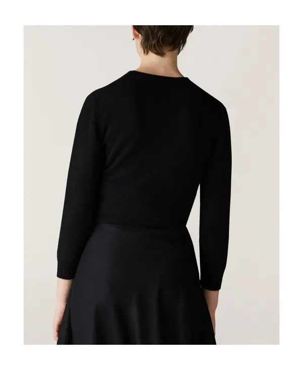 Loro Piana Asymmetrical Hem Cashmere Top