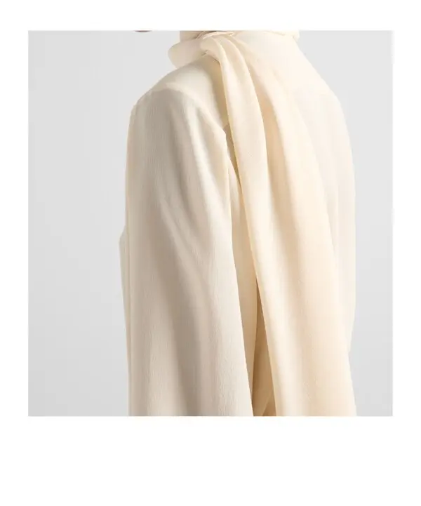 Prada Marocain Shirt - Ivory
