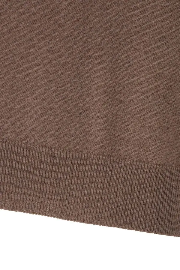 Brunello Cucinelli Turtleneck Wool Sweater - Brown