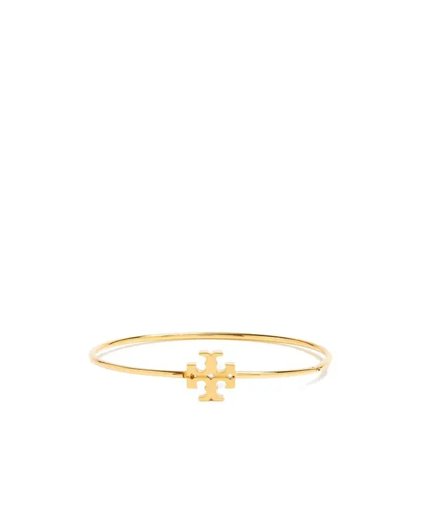 Tory Burch Eleanor Bracelet With Logo - Yellow