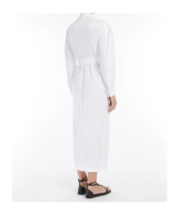 Max Mara Draped Long-sleeved Dress