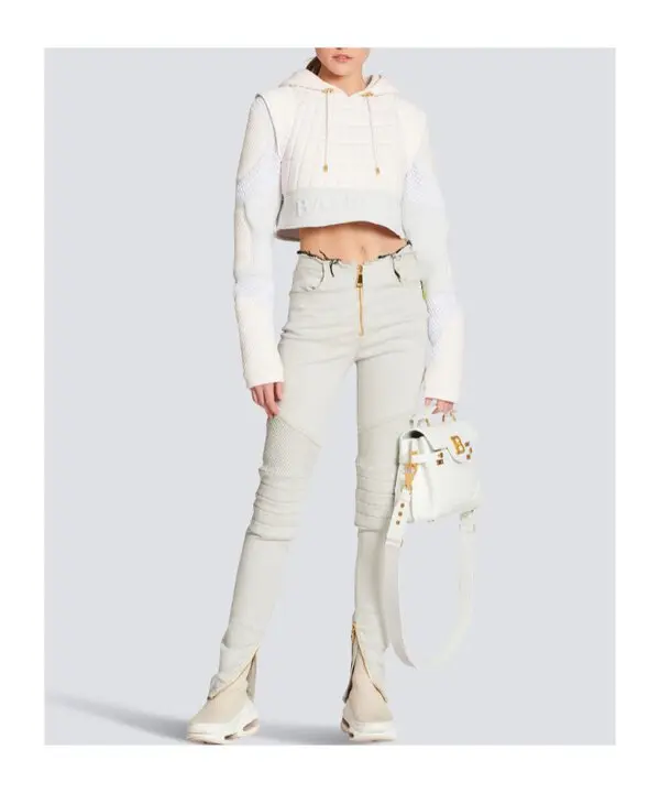 Balmain Ribbed Cotton Slim-fit Jeans