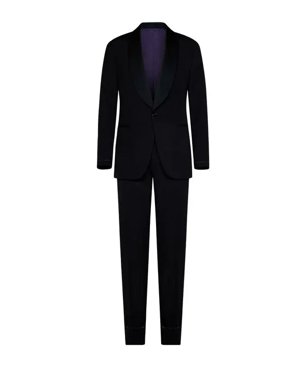 Ralph Lauren Single-breasted Tuxedo Suit With Shawl Lapels