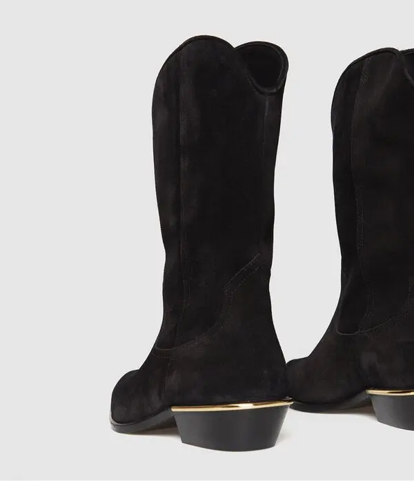 Isabel Marant Étoile Elbana" Cowboy Ankle Boots