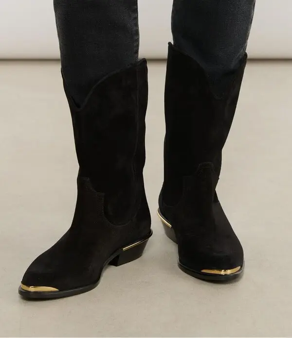 Isabel Marant Étoile Elbana" Cowboy Ankle Boots