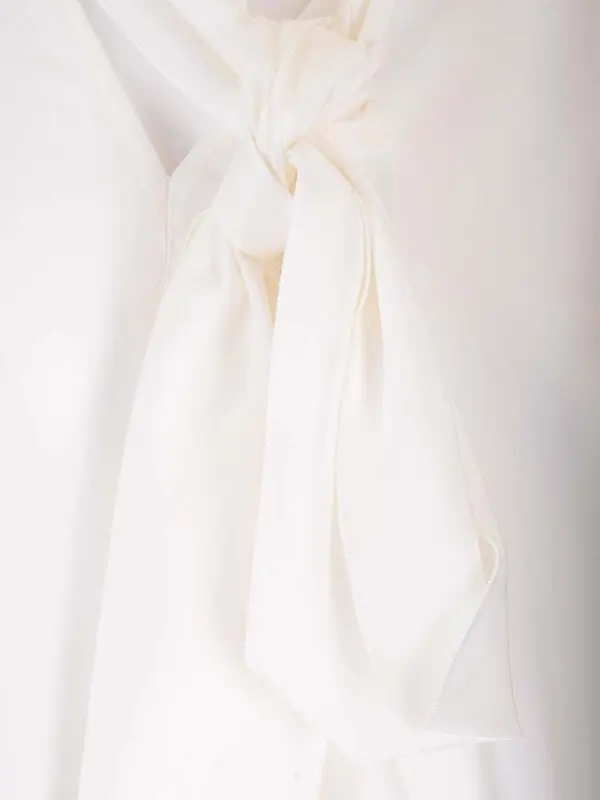 Sportmax Pussy-bow Long-sleeved Shirt