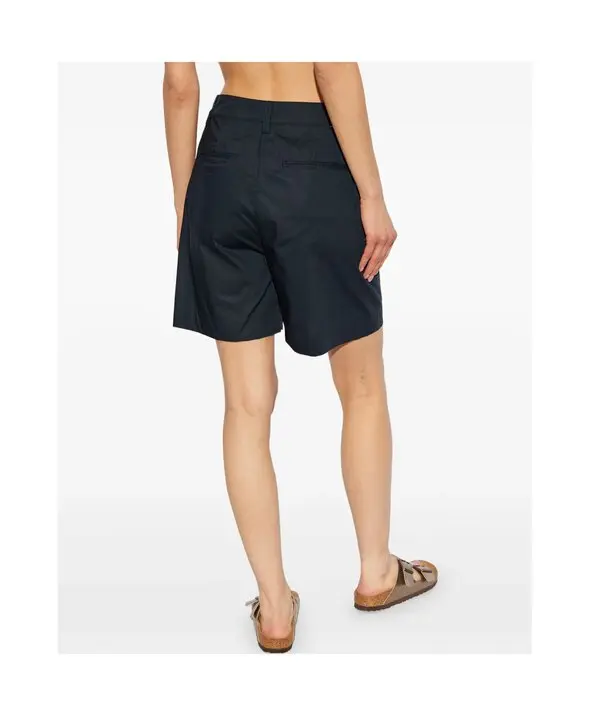 Woolrich Buttoned High-waisted Shorts - Blue